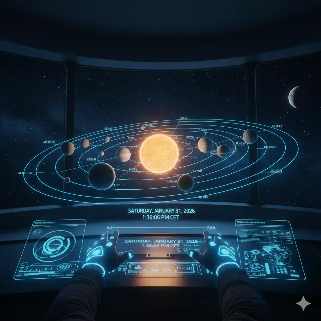 Solar System Live – Interactive Real-Time Planet & Satellite Tracker